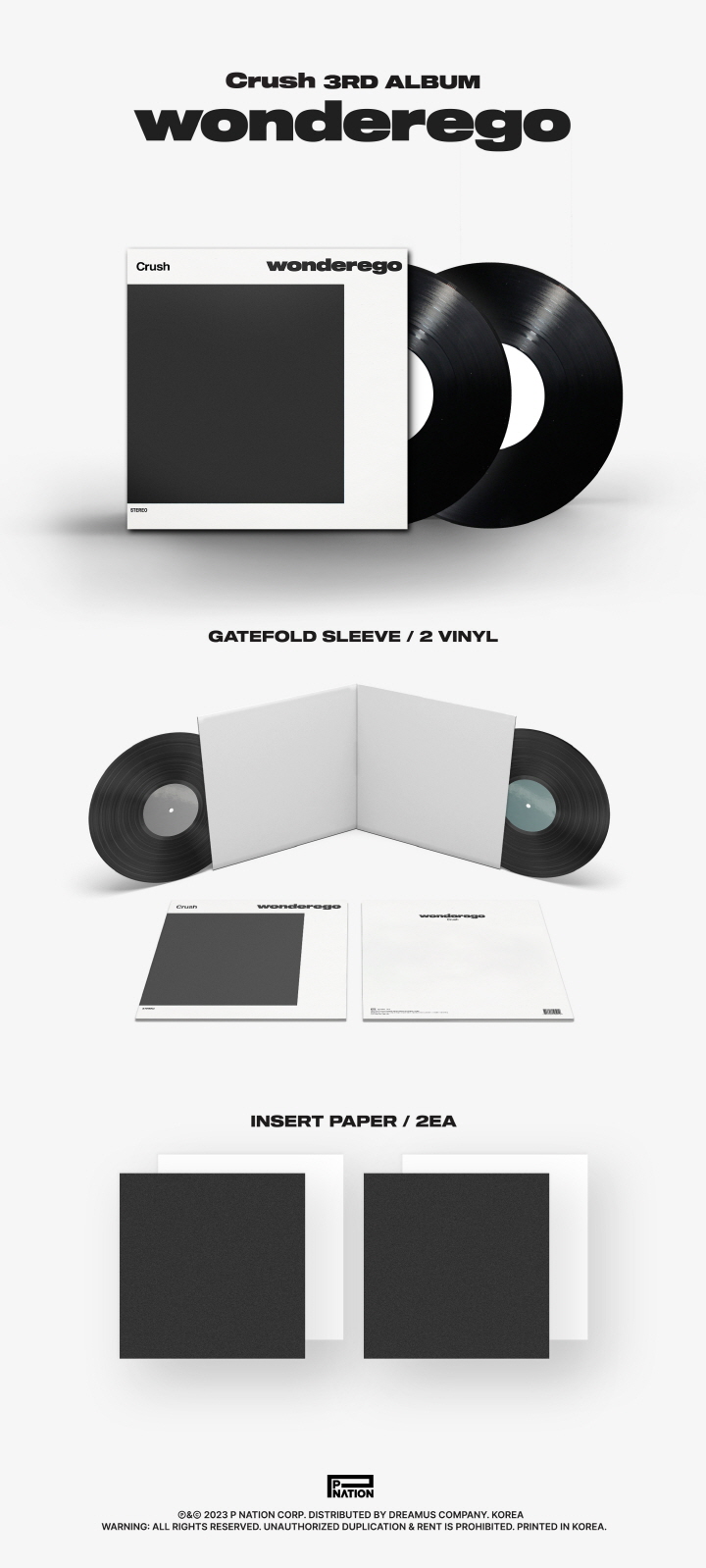 [LP] Crush - wonderego - Album Vol.3 > TAIYOU